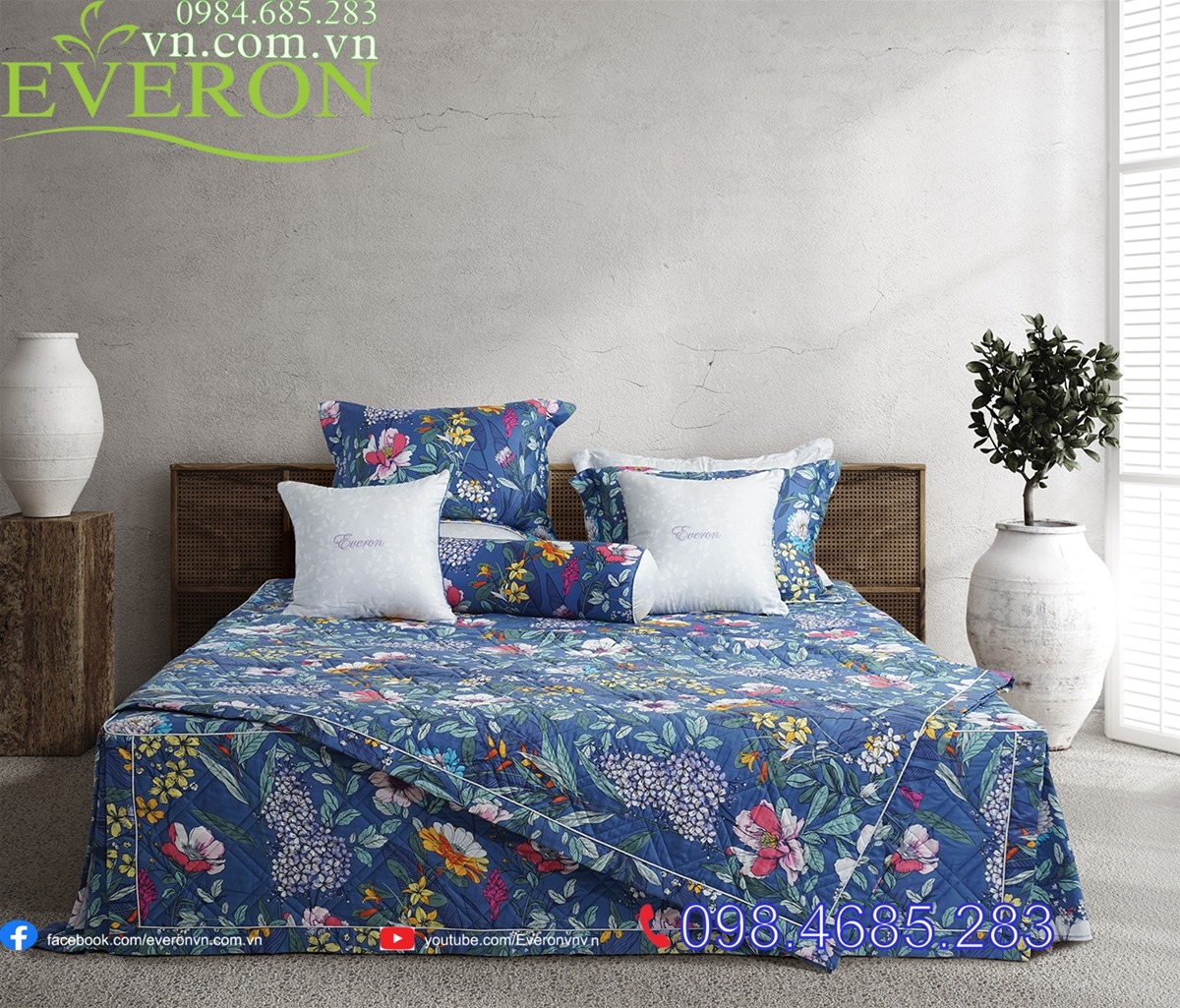 Chăn Bốn Mùa Everon EPC-23403 chất liệu 100% cotton năm 2023